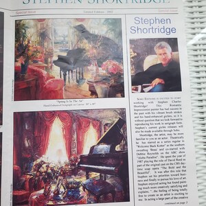 Vintage Stephen Charles Shortridge Giclee on Canvas Light of Love 47/ ...