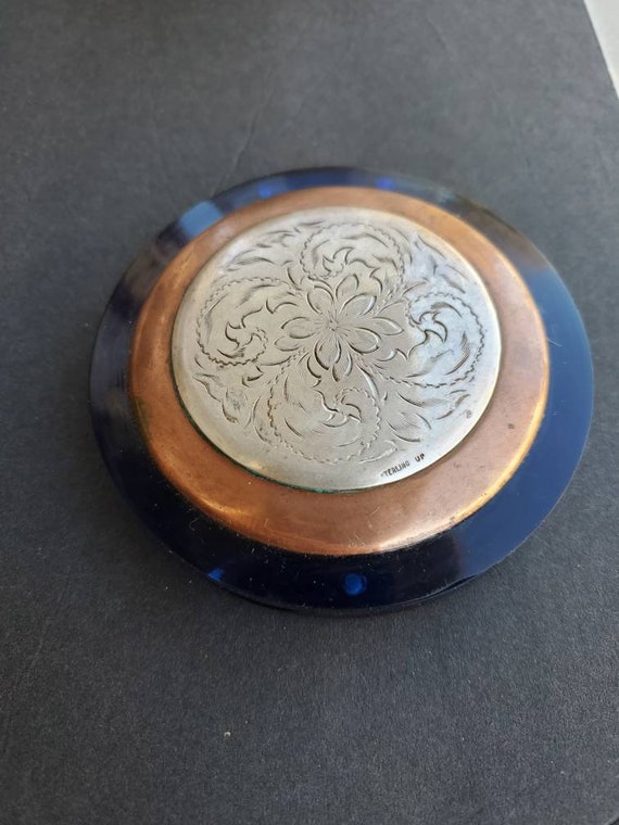 art deco huge compact - Gem