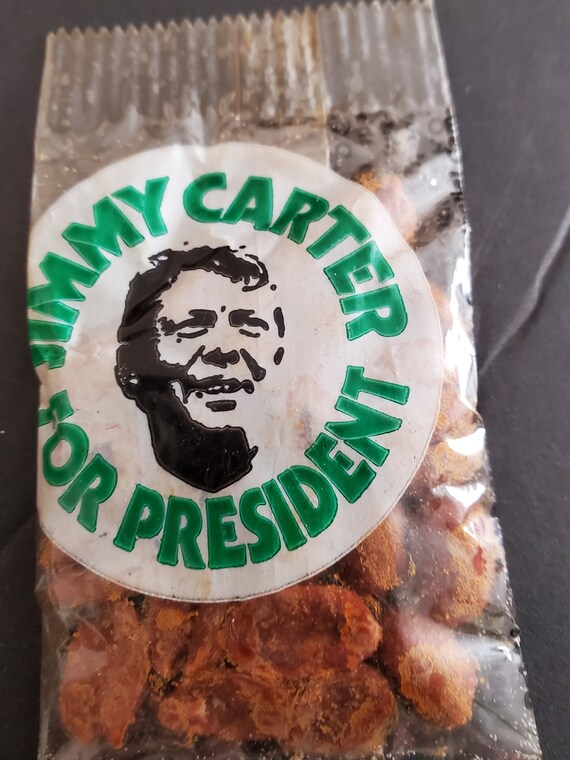 RARE Vintage Jimmy Carter For President unopened bag … - Gem