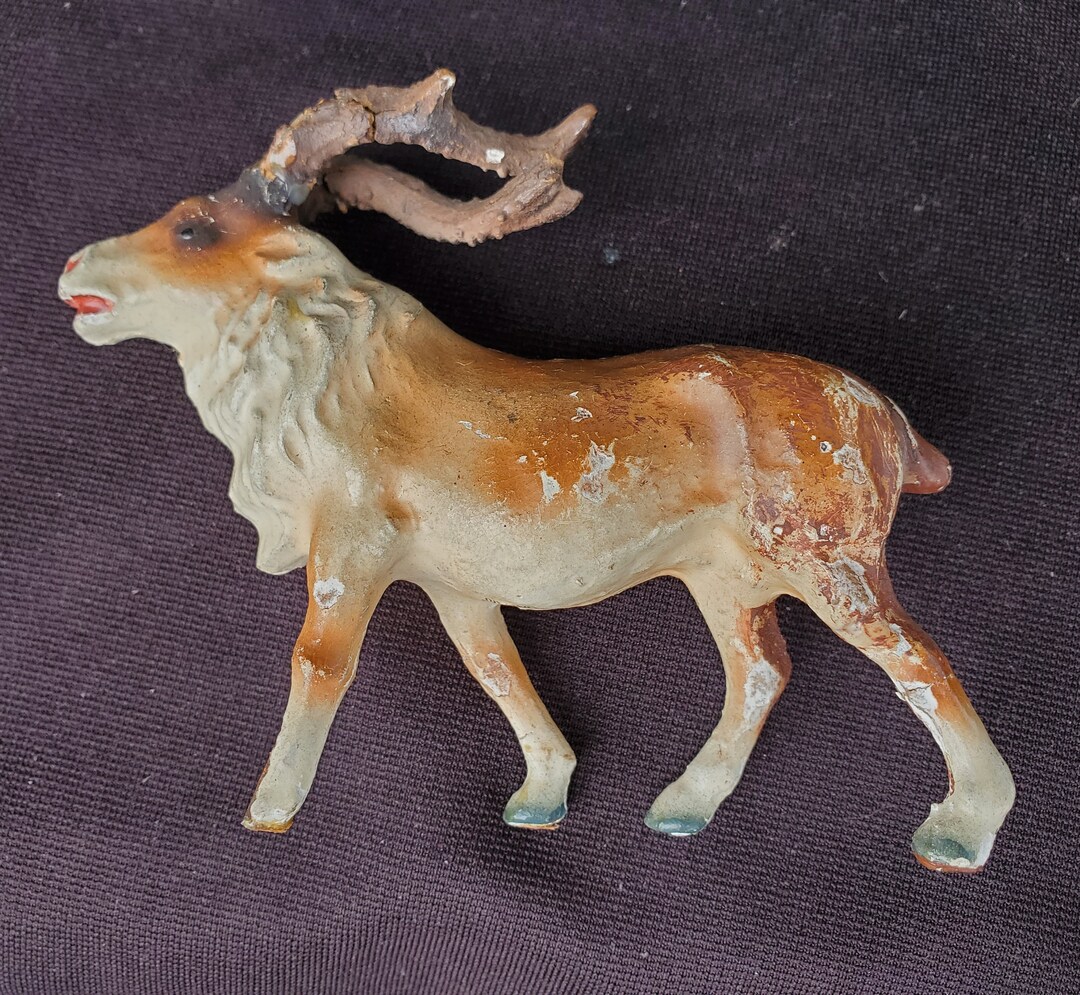 Antique Reindeer Nativity Christmas Made in Japan ASIS - Etsy