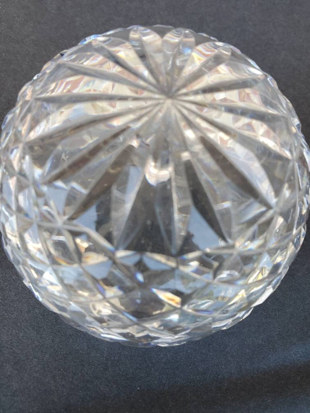 Vintage Waterford Crystal Paperweight Signed - Etsy