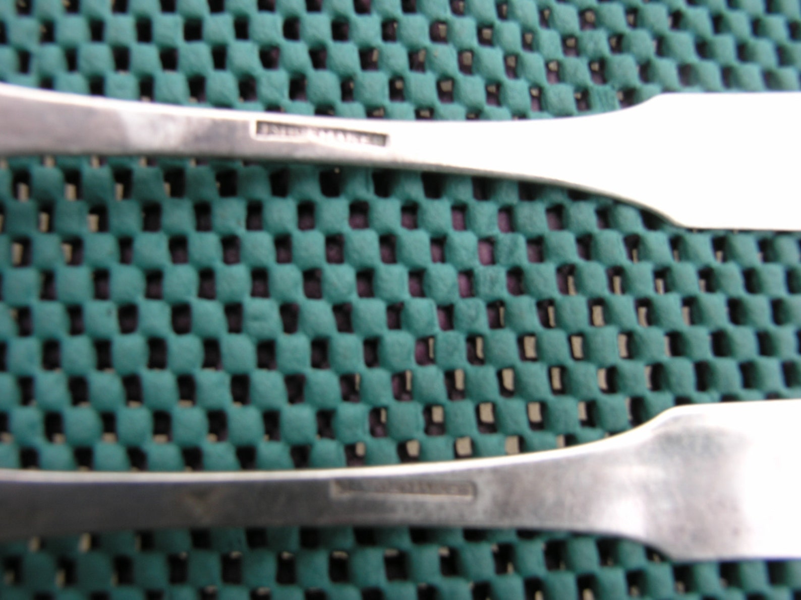 Antique 1700s Coin Sterling Silver Serving Spoon Pair - Etsy