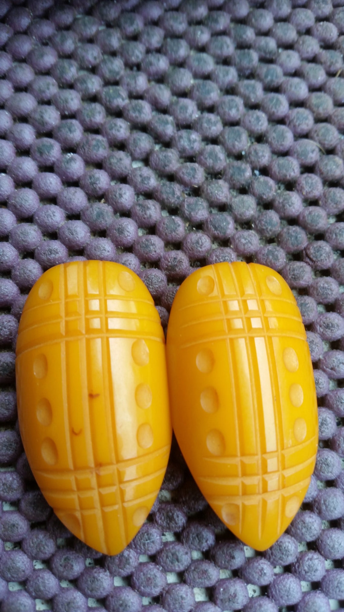 Bakelite Dress Clips pair signed made in USA | Etsy