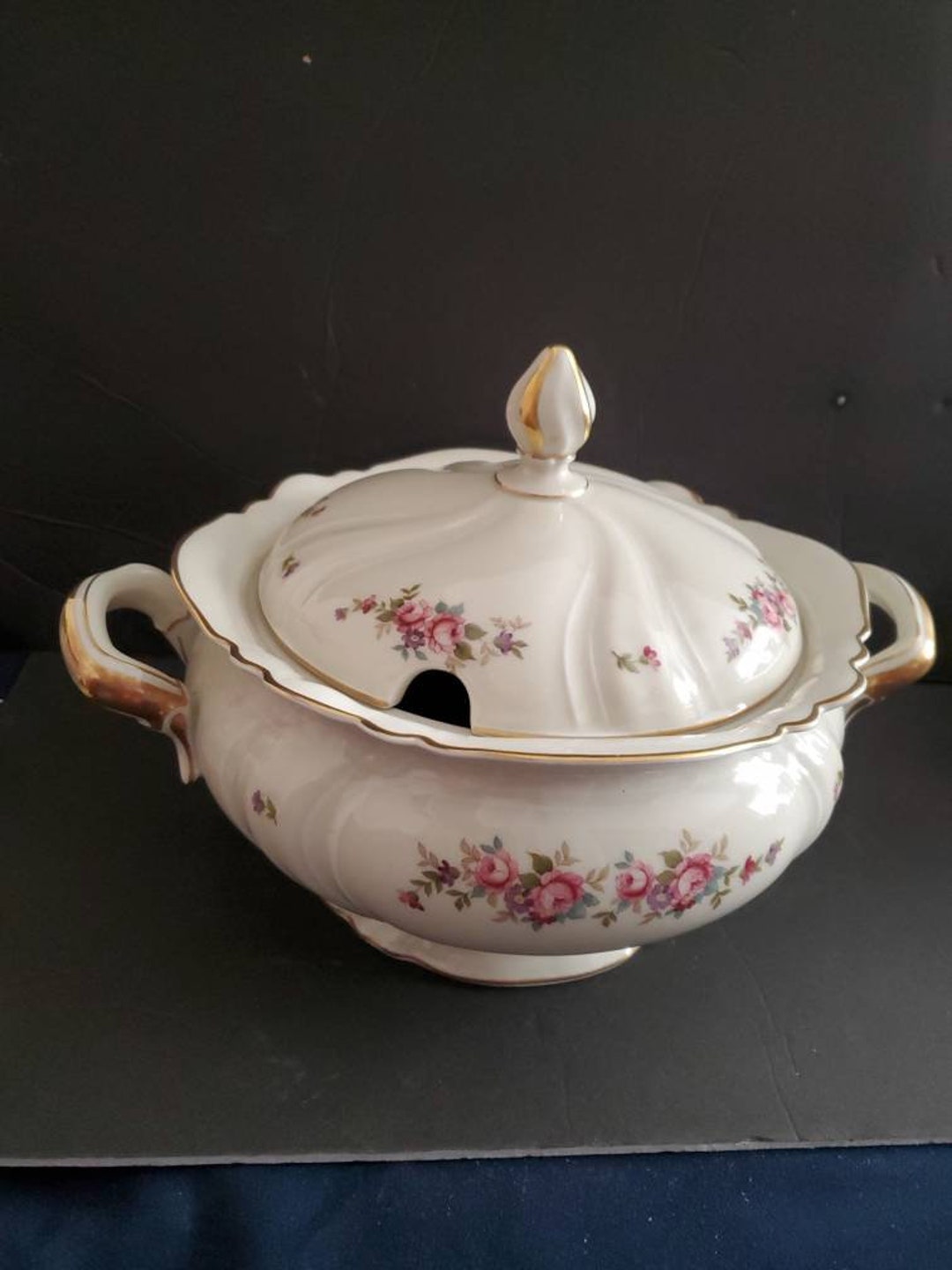 Vintage Rare Rosenthal Rose China Soup Tureen Dish Made in Germany - Etsy
