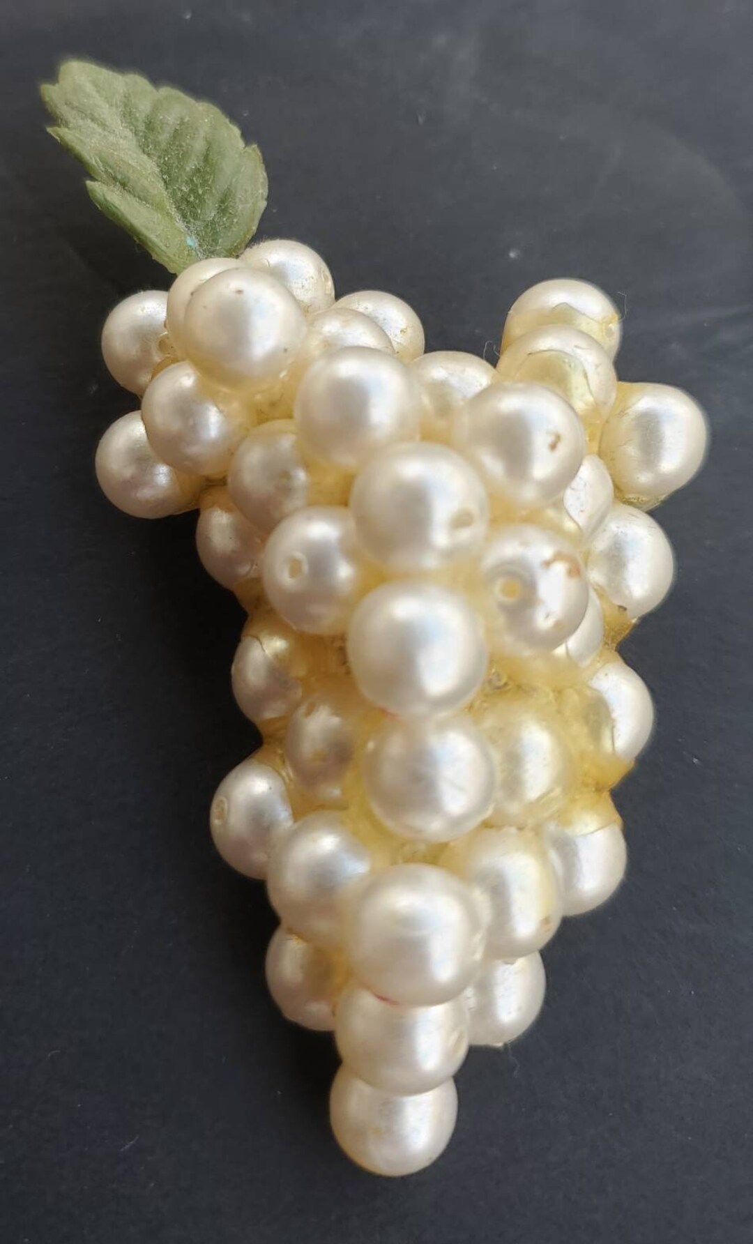 Vintage Huge Pearl Cluster of Grapes Pearl Brooch / Pin - Etsy