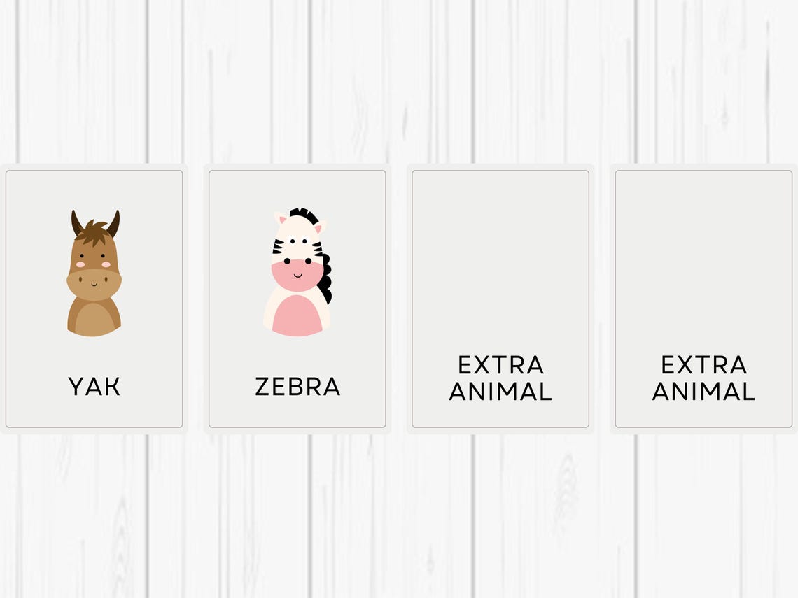 Printable Alphabet Animal Flashcards A to Z | Fun and Enjoyable ...