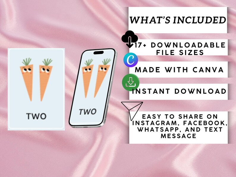 Printable Counting Flashcards for Kids (16 Pack) | Fruit and Veggie ...