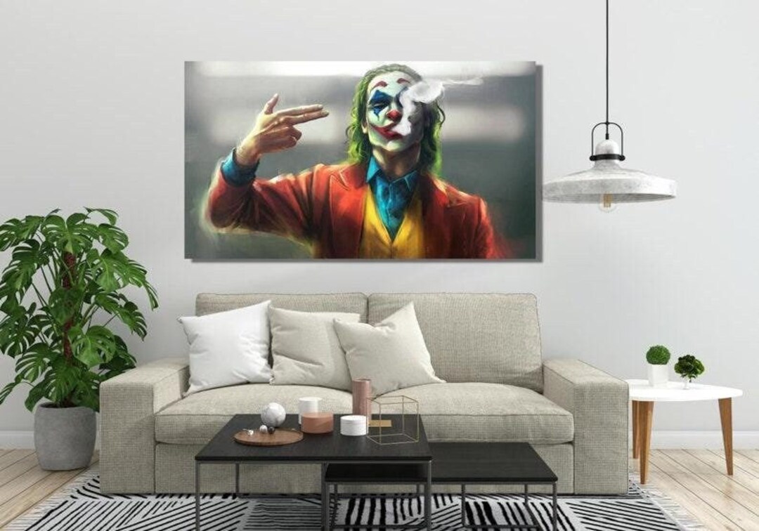 Joker Quote Art, Wall Art Wall Decor Extra Large Wall Art, Dining Room ...