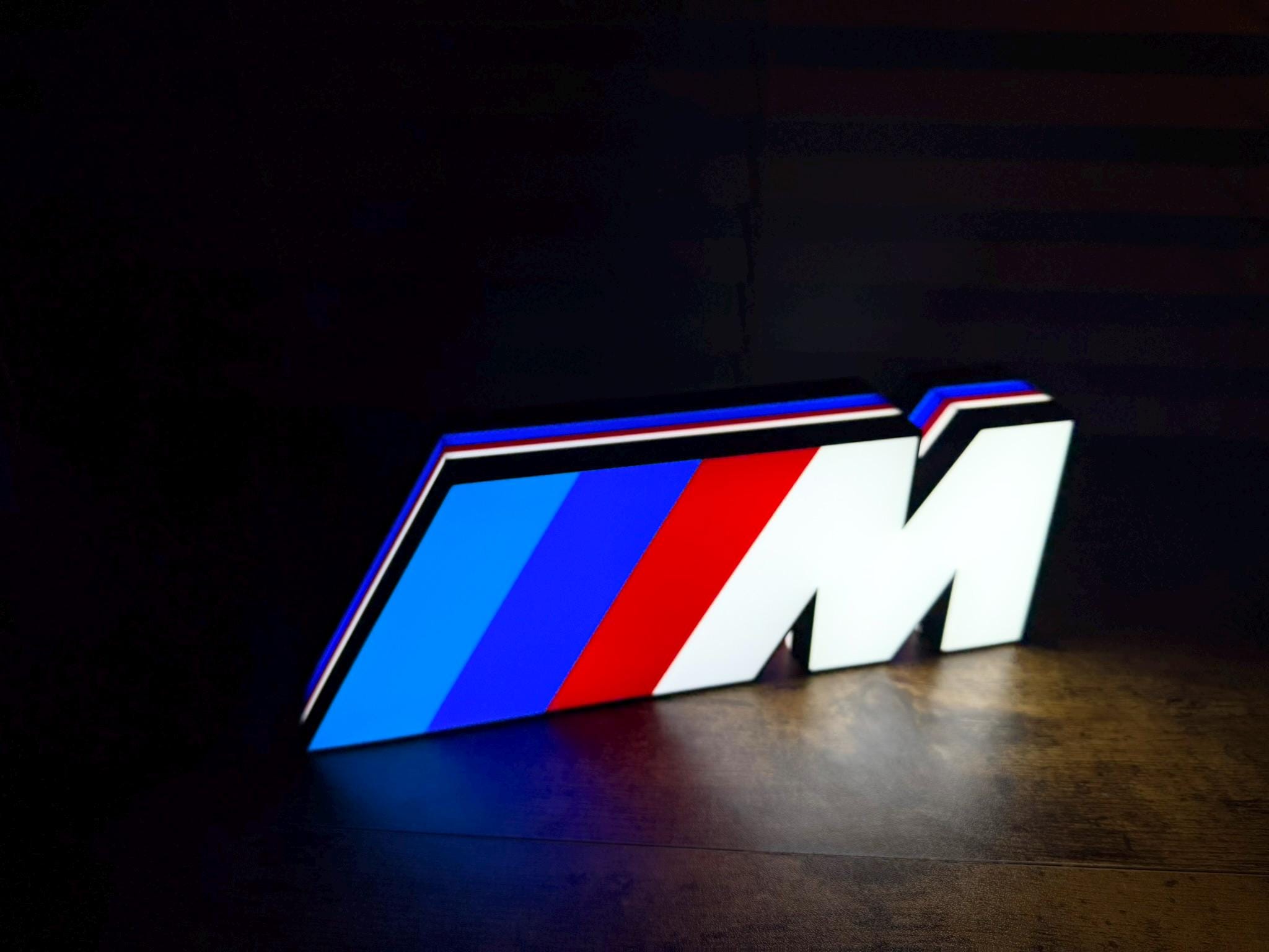 BMW M Lamp - LED USB Lit Sign | Series | Wall Decor | Gift for Him ...