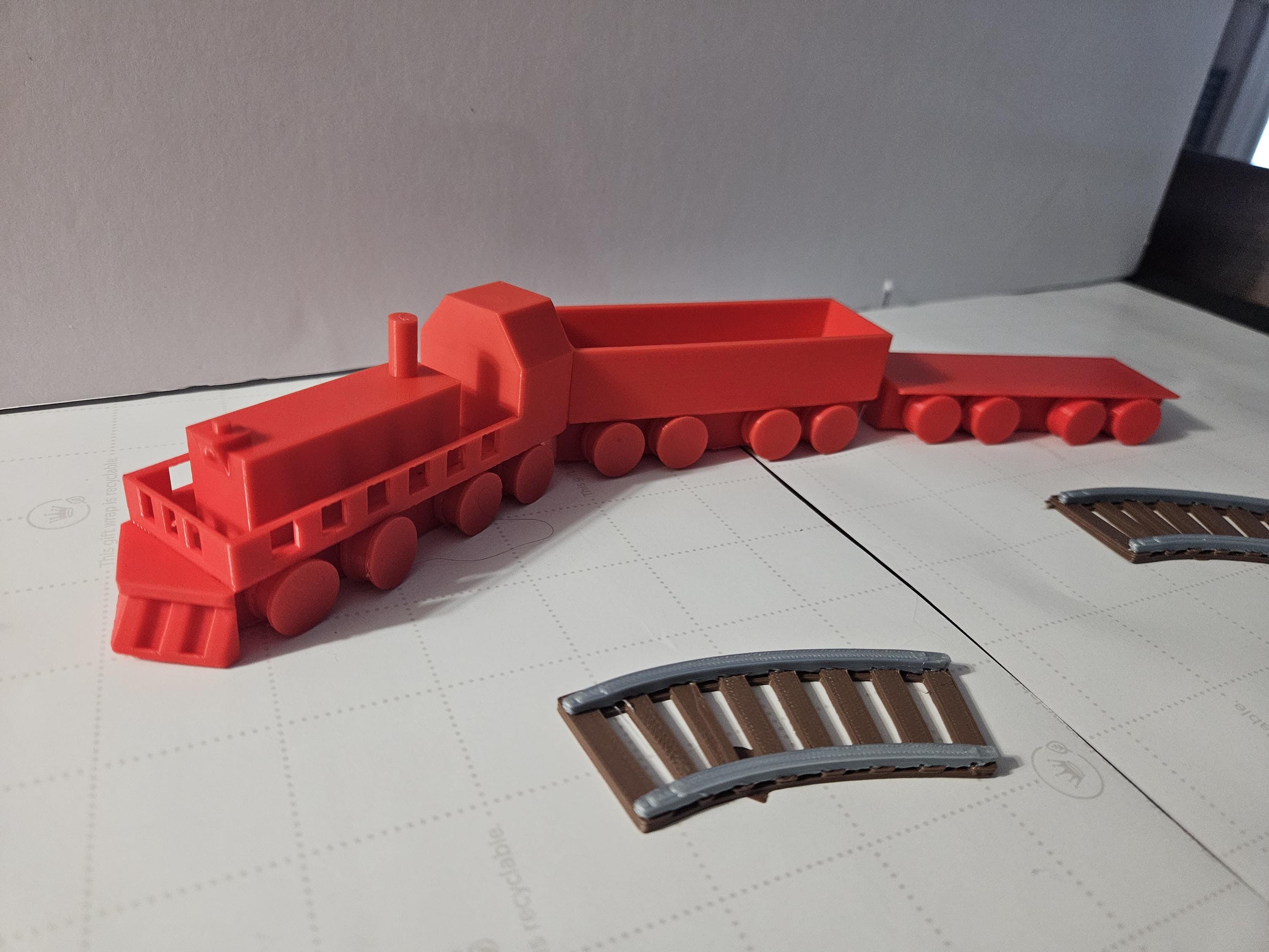 Train and Tracks STL and 3MF - Etsy