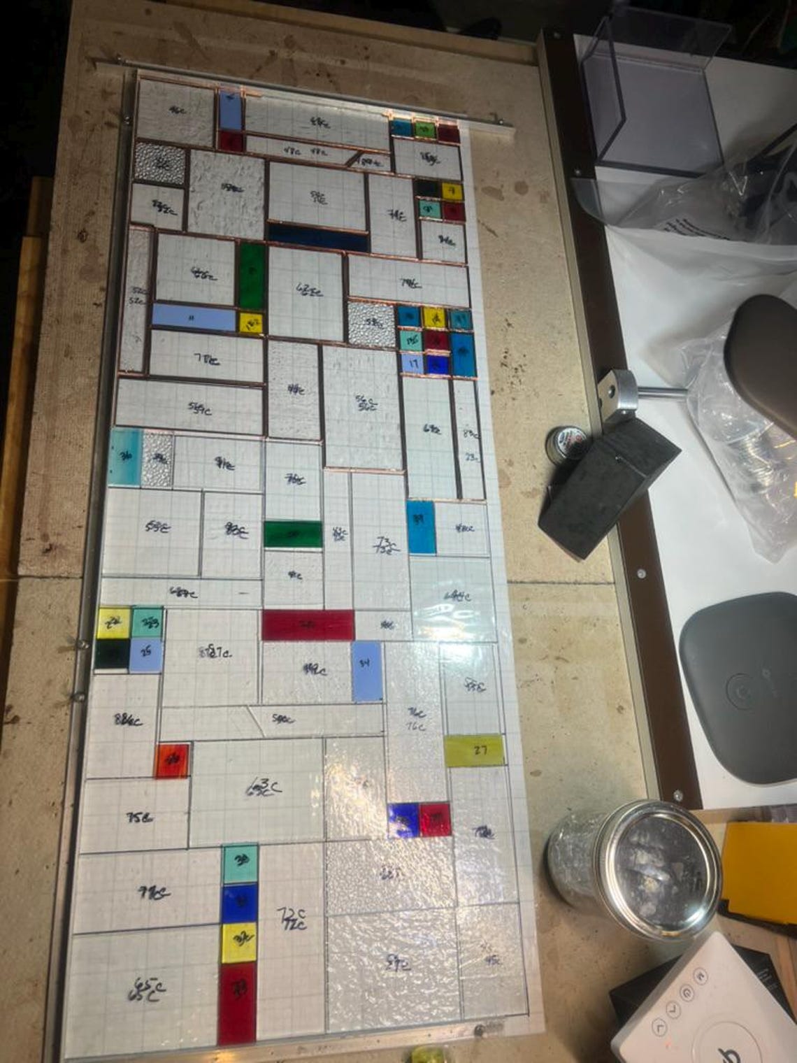 Beginner Mission Style Stained Glass Pattern - Digital PDF - Approx 13 ...