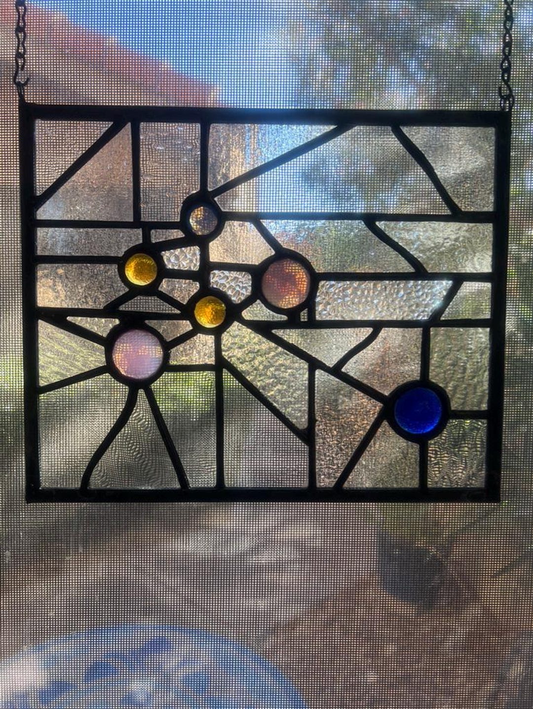 Beginner Friendly - Abstract Solar System Stained Glass Pattern ...