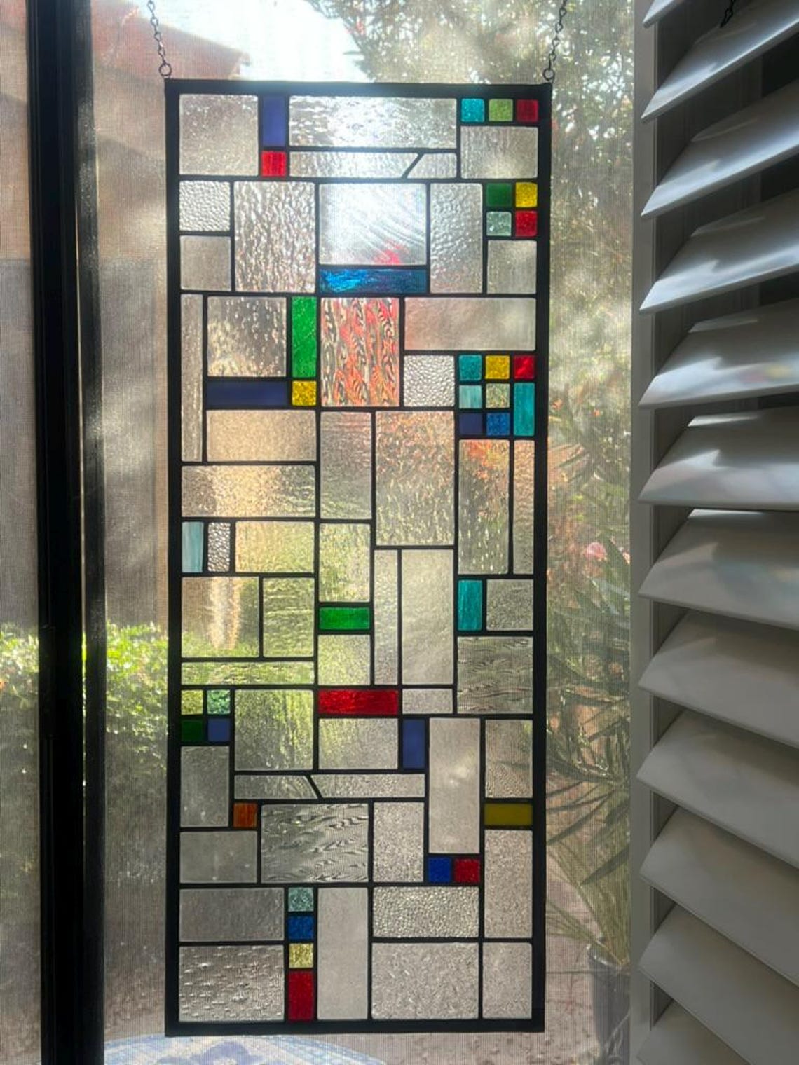 Mission Style Stained Glass Pattern - Digital PDF Download - Approx 13 ...
