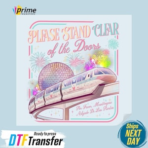 Please Stand Clear of the Doors Dtf - Etsy