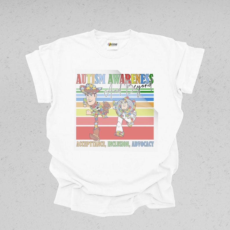 Toy Story Autism Awareness DTF Transfer, Ready to Press - Etsy