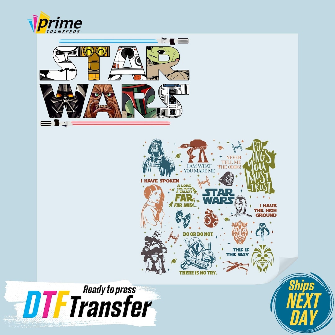Star Wars DTF Transfer: Galaxy's Edge Heat Press Design - Etsy