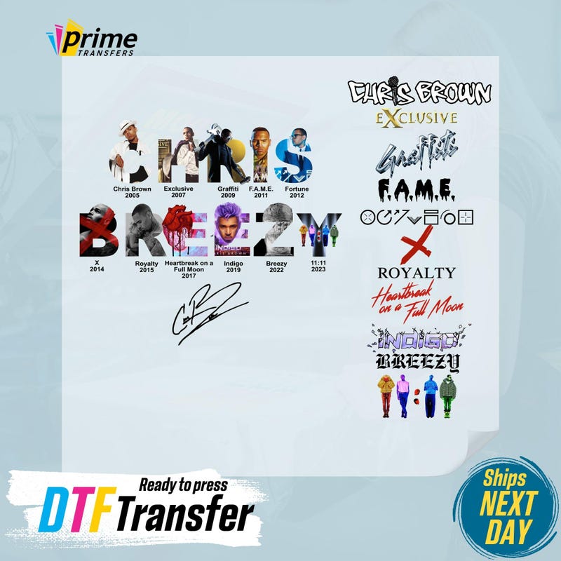 Chris Brown Signature Svg - Etsy