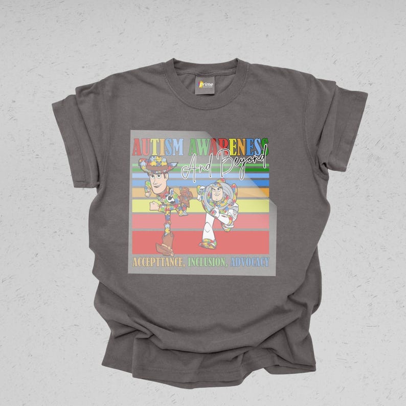 Toy Story Autism Awareness DTF Transfer, Ready to Press - Etsy