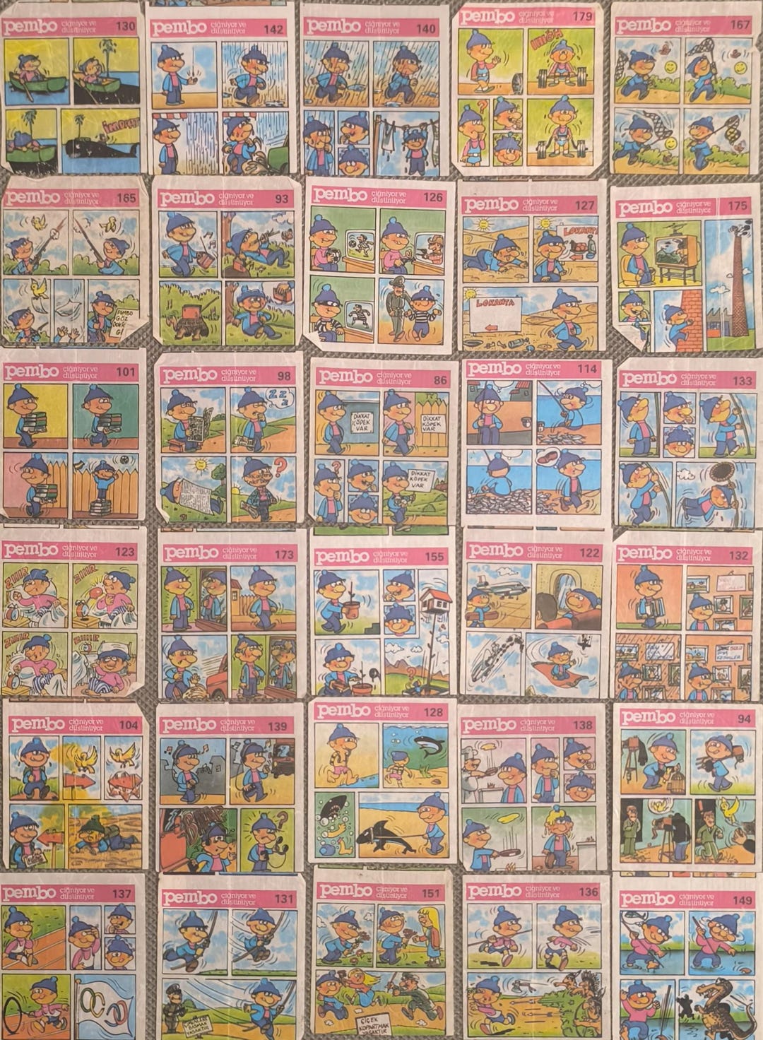 Envoltorios De Chicles Antiguos | Vintage PEMBO Comic Insert Lot (30 ...