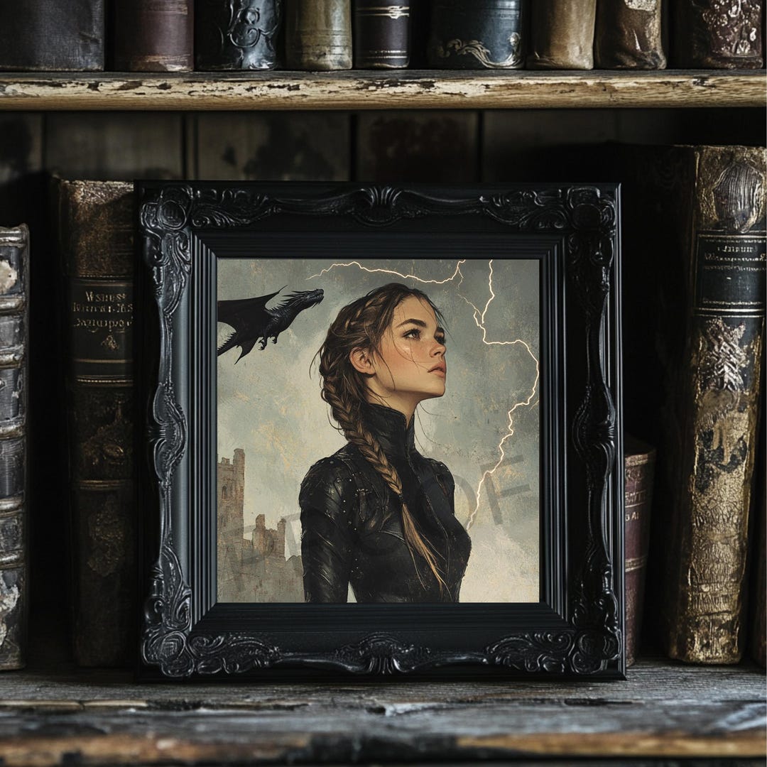 Fourth Wing Inspired Digital Fan Art | Printable Fantasy Wall Decor ...