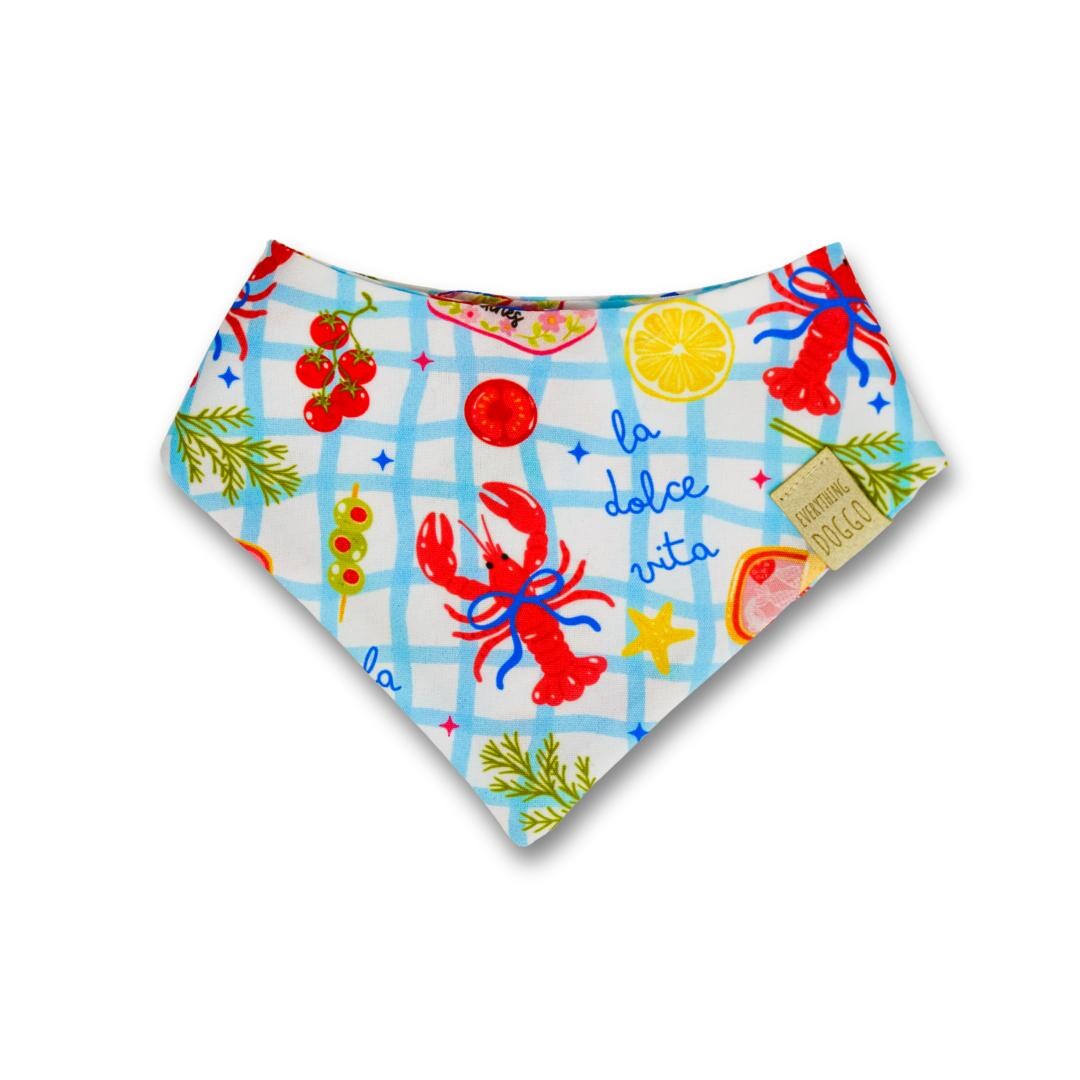 La Dolce Vita - Pet Bandana, Snap On, Tie On, Cat and Dog Accessory ...