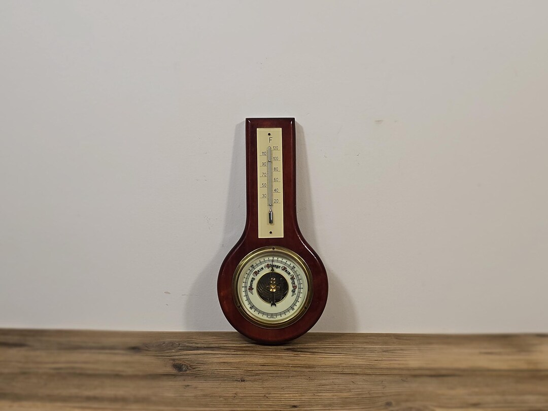 Vintage Western Germany Barometer Thermometer | Mid-century Wall ...