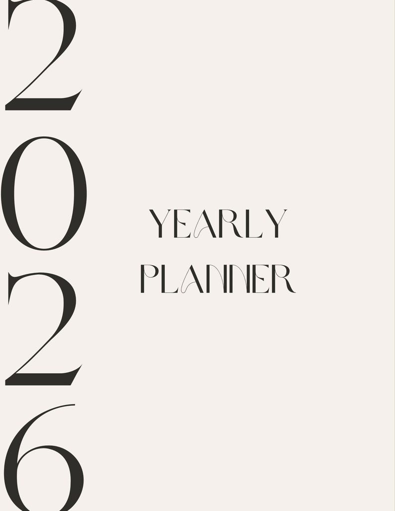 2026 Planner Print-out Pages - Etsy