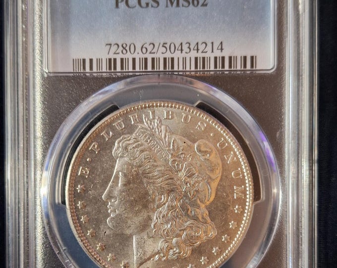 1902 O Morgan Silver Dollar PCGS Graded MS 62 - Etsy