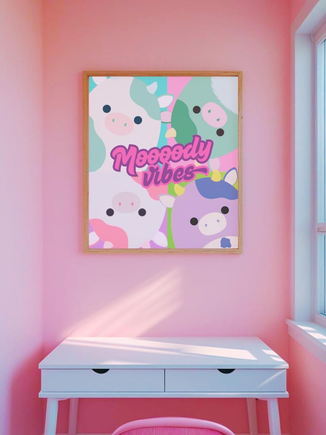 Squishmallow Poster | Moody Vibes Poster | Gifts for Kids | Kids Room ...
