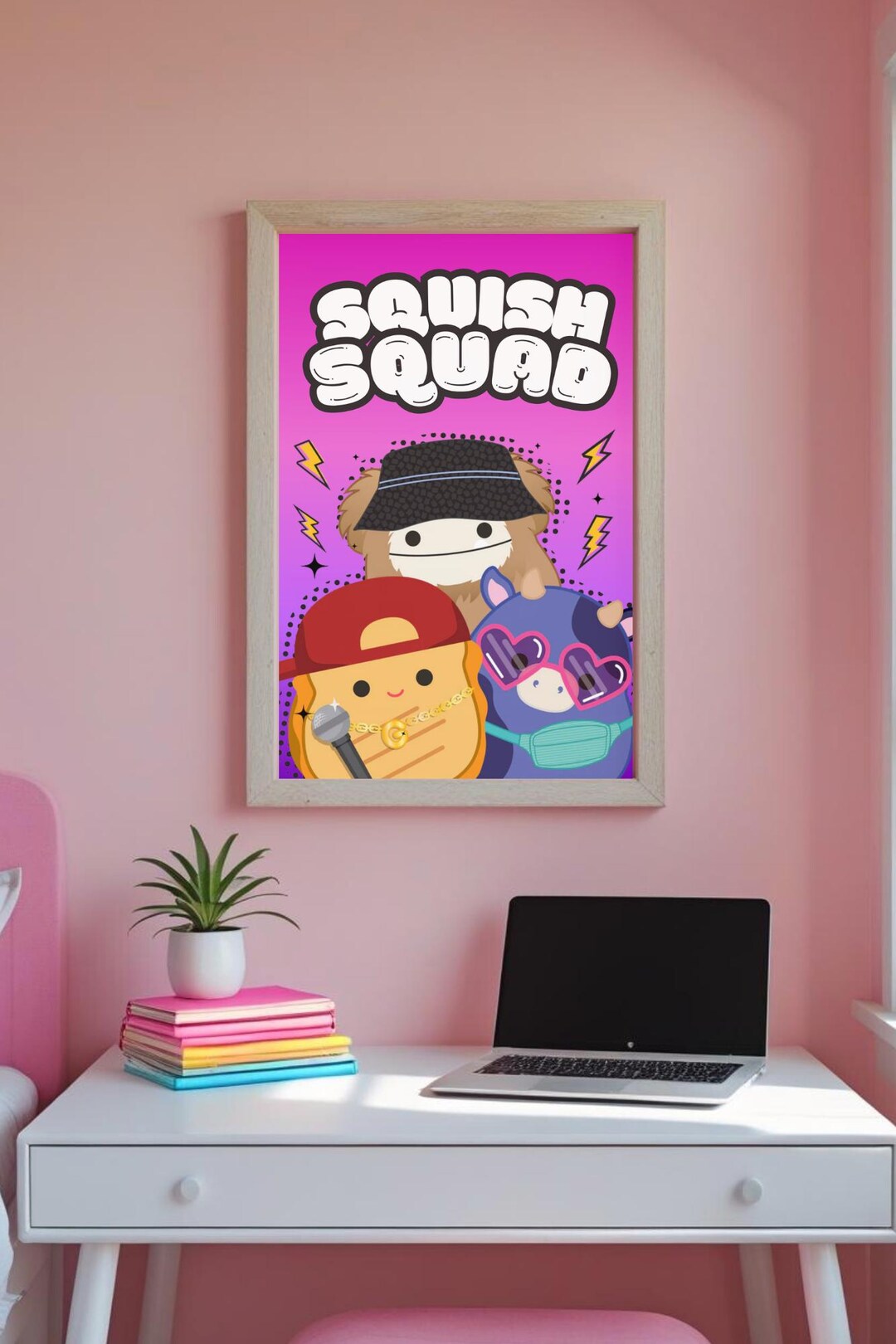 Squishmallow Poster | Squish Squad Poster | Gifts for Kids | Kids Room ...