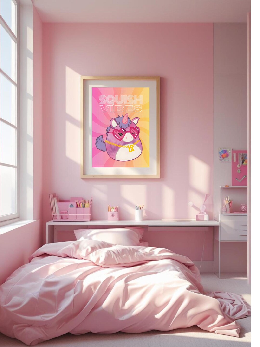 Squishmallow Poster | Squish Vibes Poster | Gifts for Kids | Kids Room ...