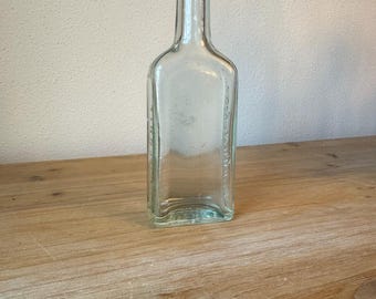 Antique Chas H. Fletcher's Castoria Bottle, Aqua Blue Glass ...