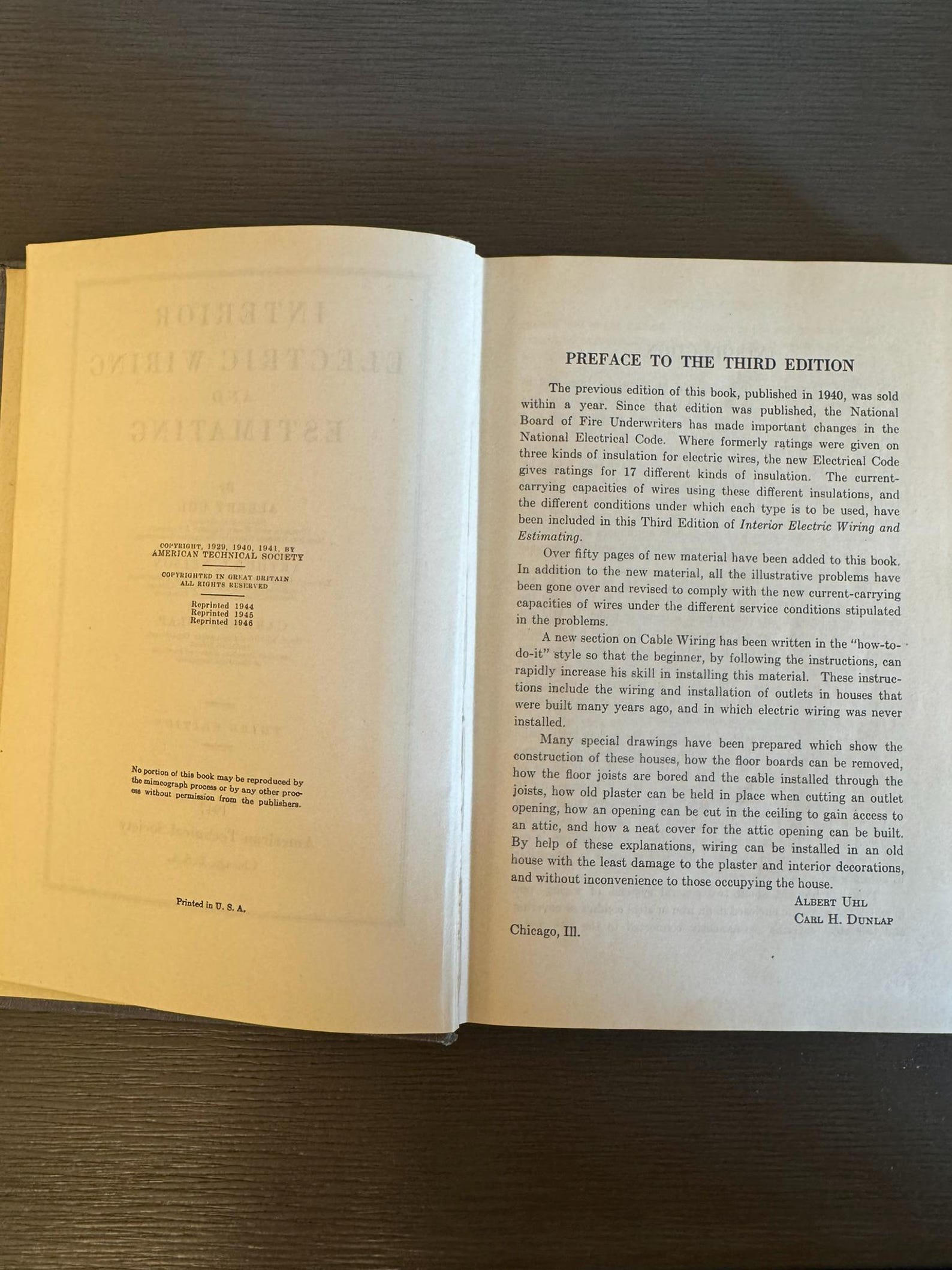 1946 Interior Electric Wiring Book W/ Blueprints – Vintage Electrical ...