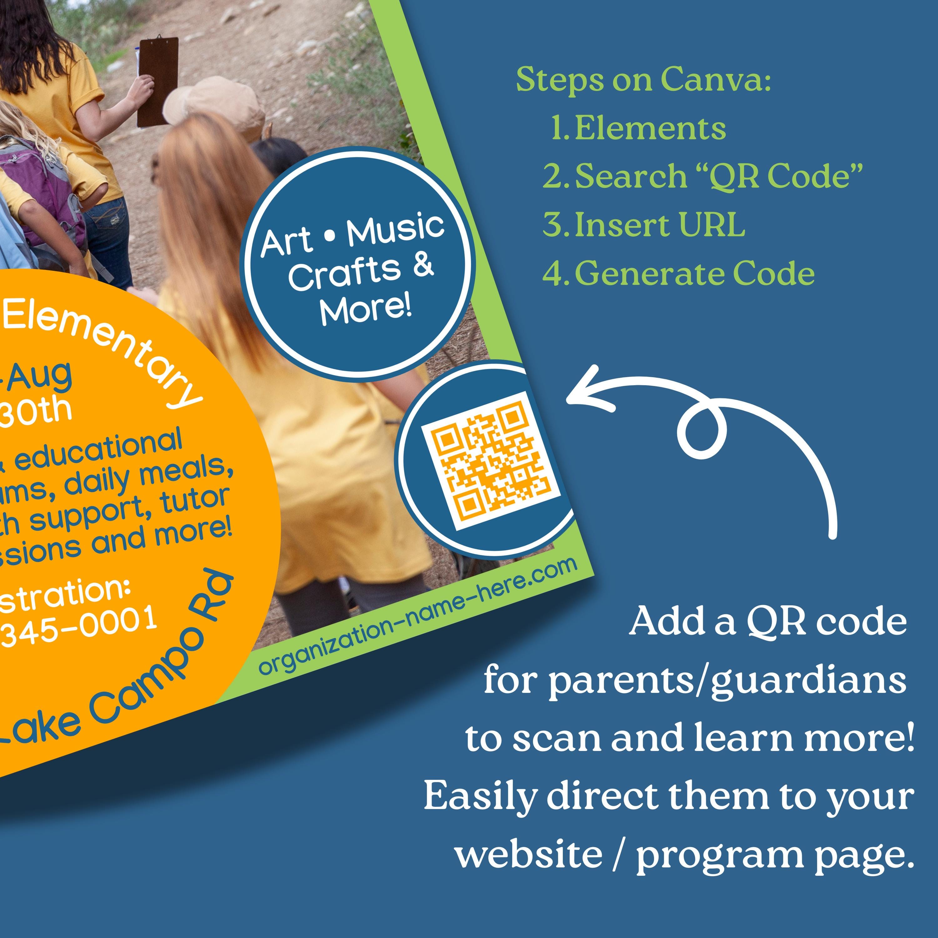Student Summer Camp Poster - Kids Flyer Summer School Enriching ...