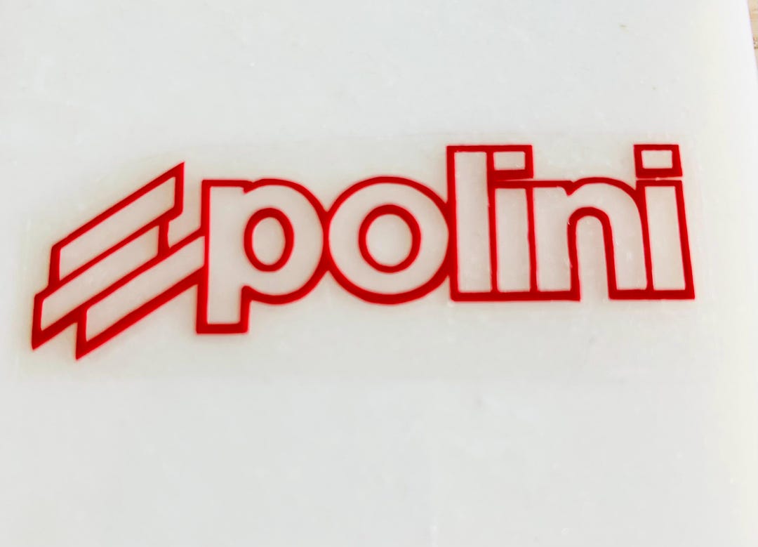 Polini Sticker Logo (adhesive) Red - Etsy