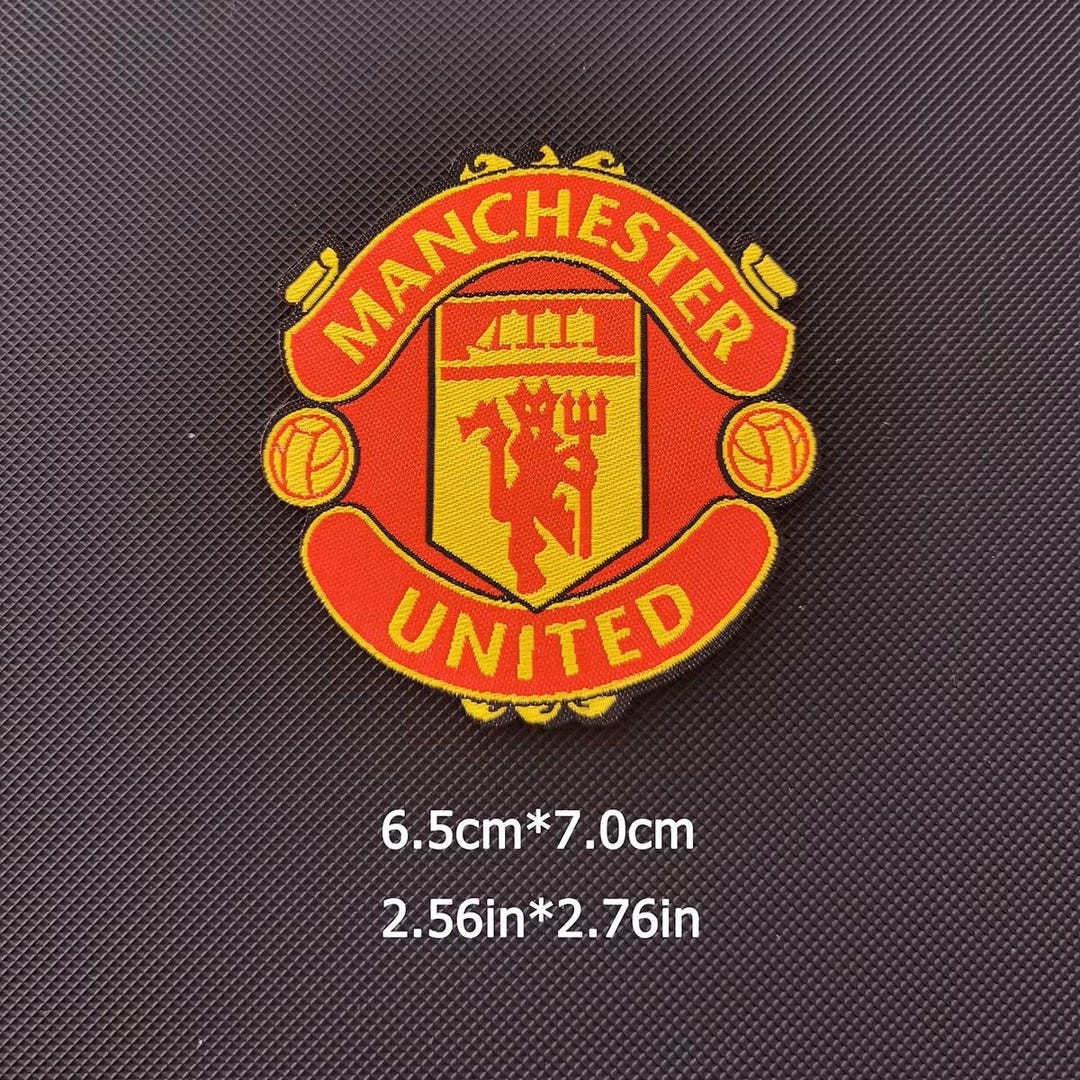 MANCHESTER UNITED Embroidery, Shield, Logo, Iron on - Patch Badge - Etsy