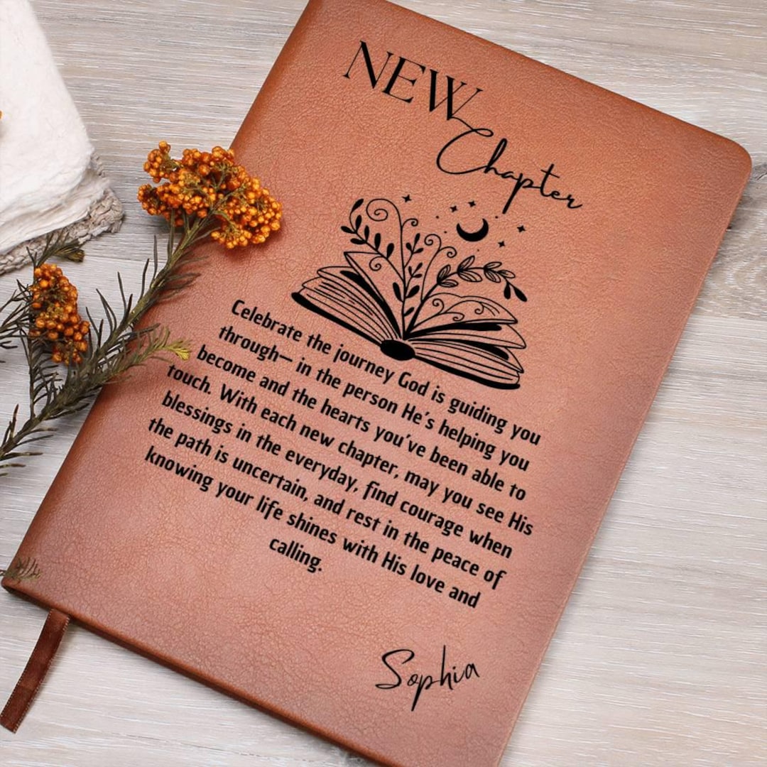 Personalized New Chapter Journal, Faith Journal for Women Christian ...