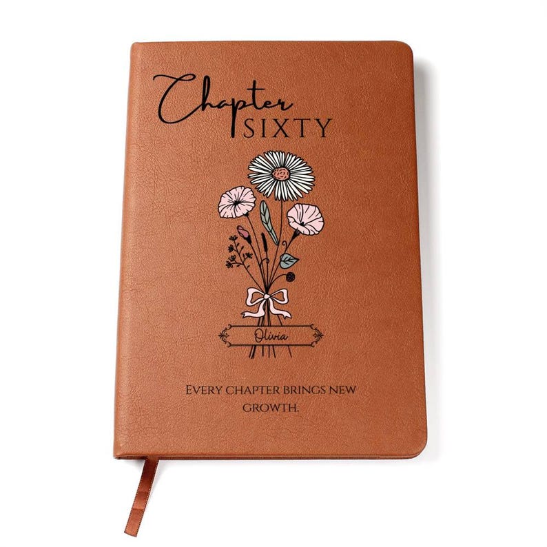 60th Birthday Gift for Women or Men, Chapter 60 Name Journal, Birth ...