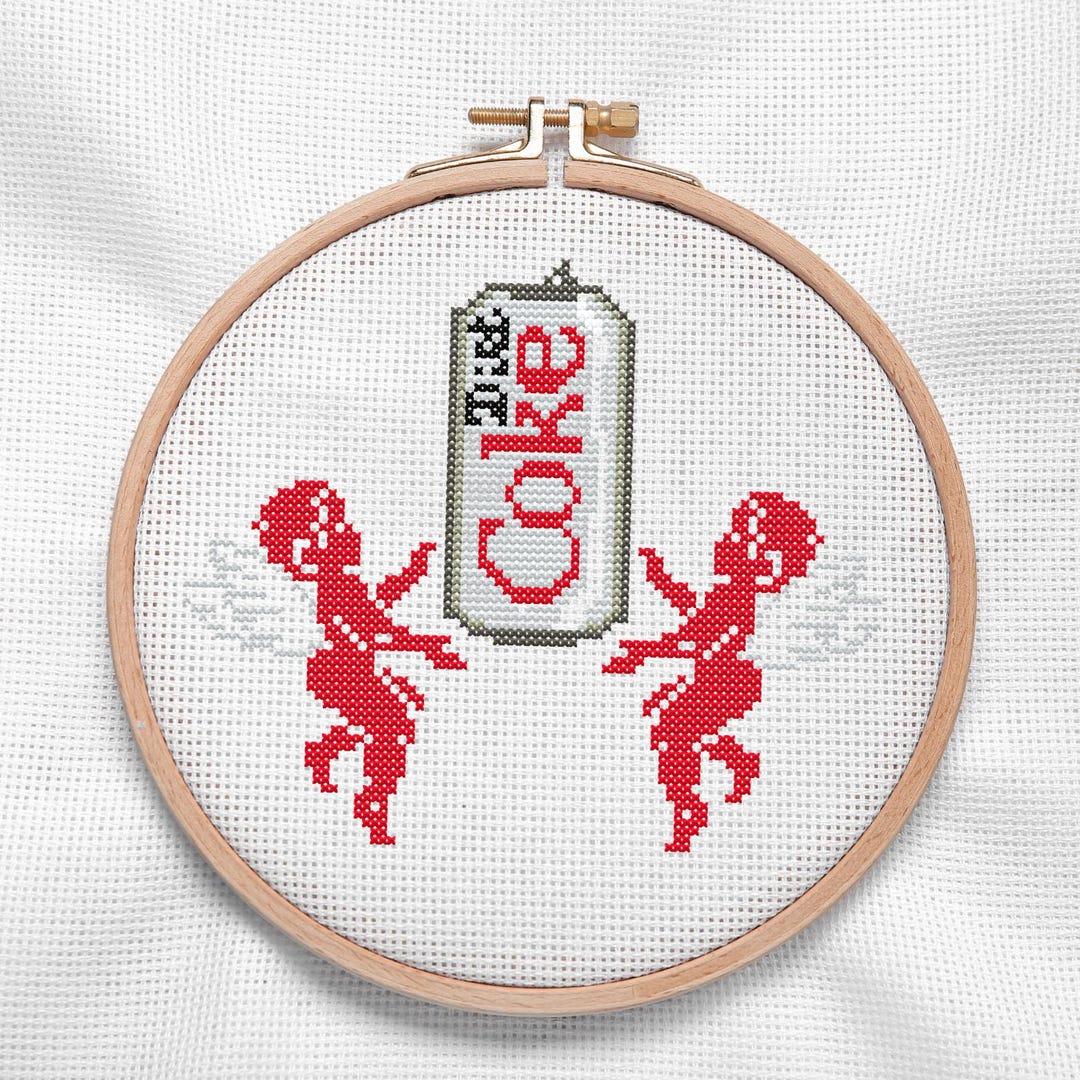 Baby Angel Diet Coke Cross Stitch Pattern - Etsy