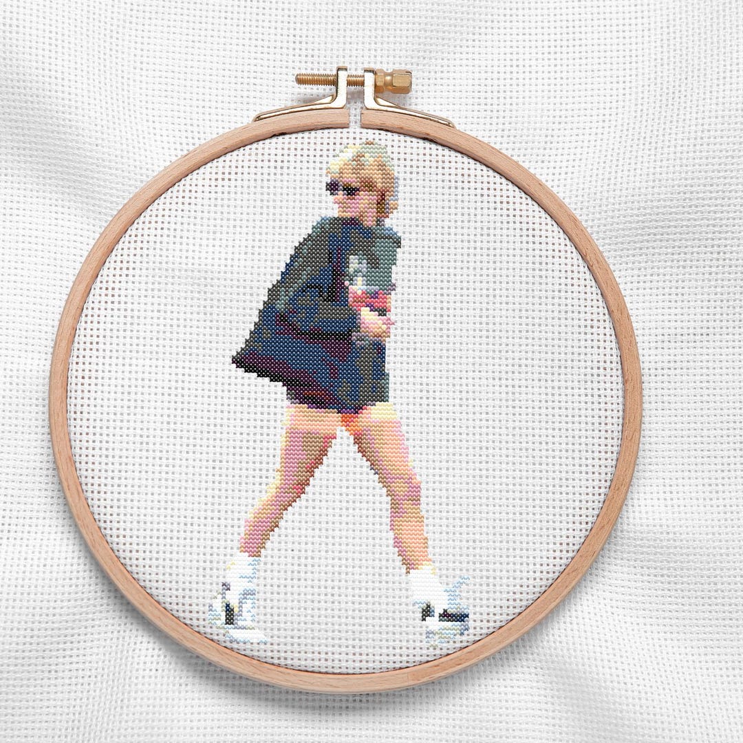 Princess Diana Athleisure Cross Stitch Pattern - Etsy