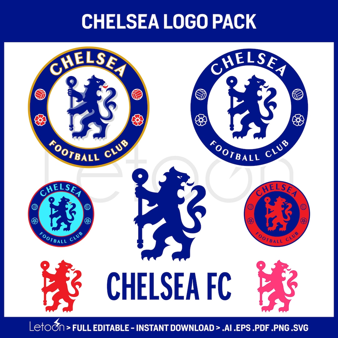 Chelsea Logo Pack - HQ Vector Files - Premier League - Chelsea Football ...