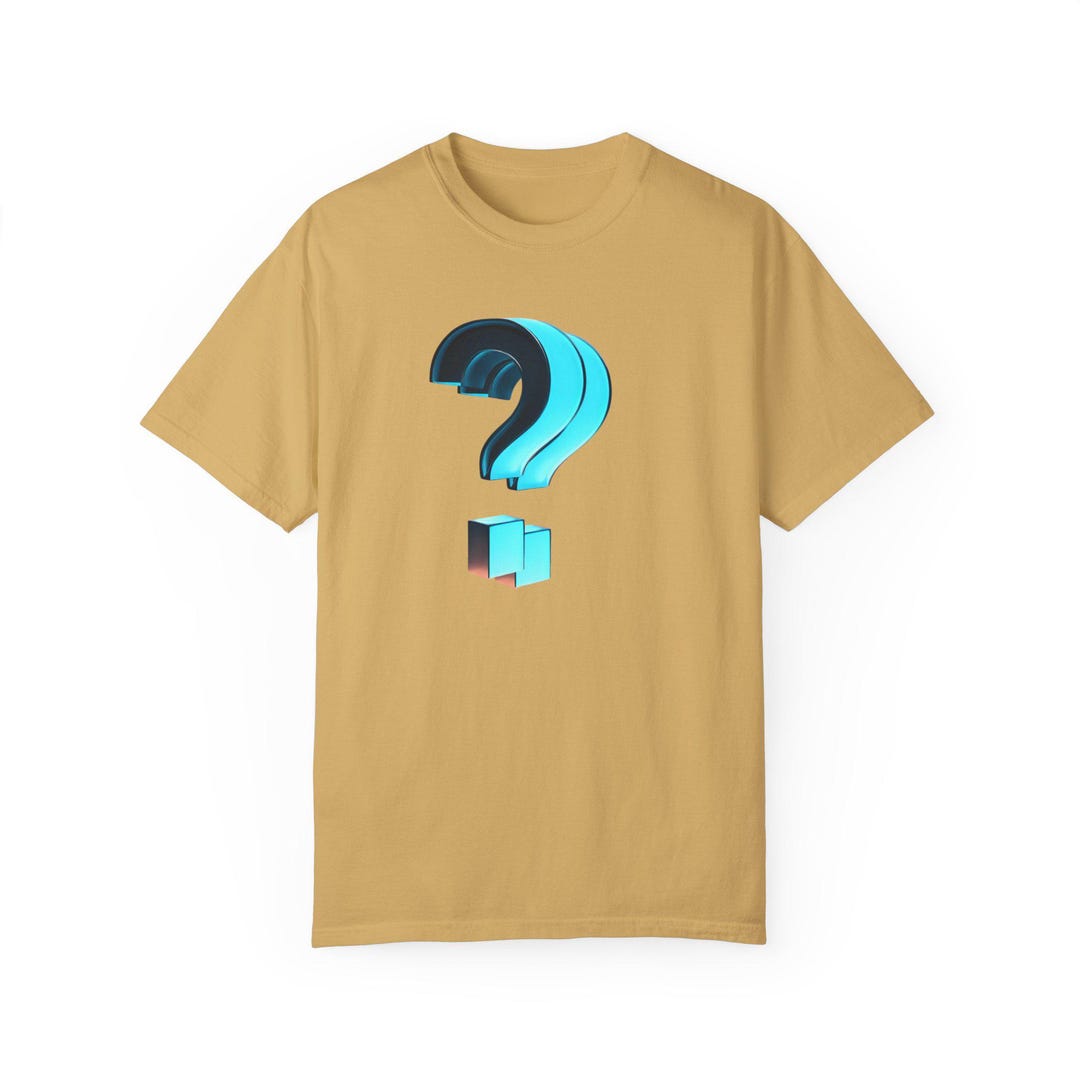 T-shirt (unisex Question Mark) - Etsy