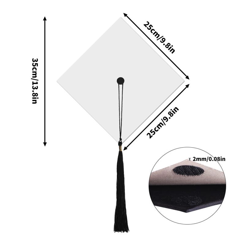 Personalized Graduation Cap Topper Floral 'she Believed so She Did ...