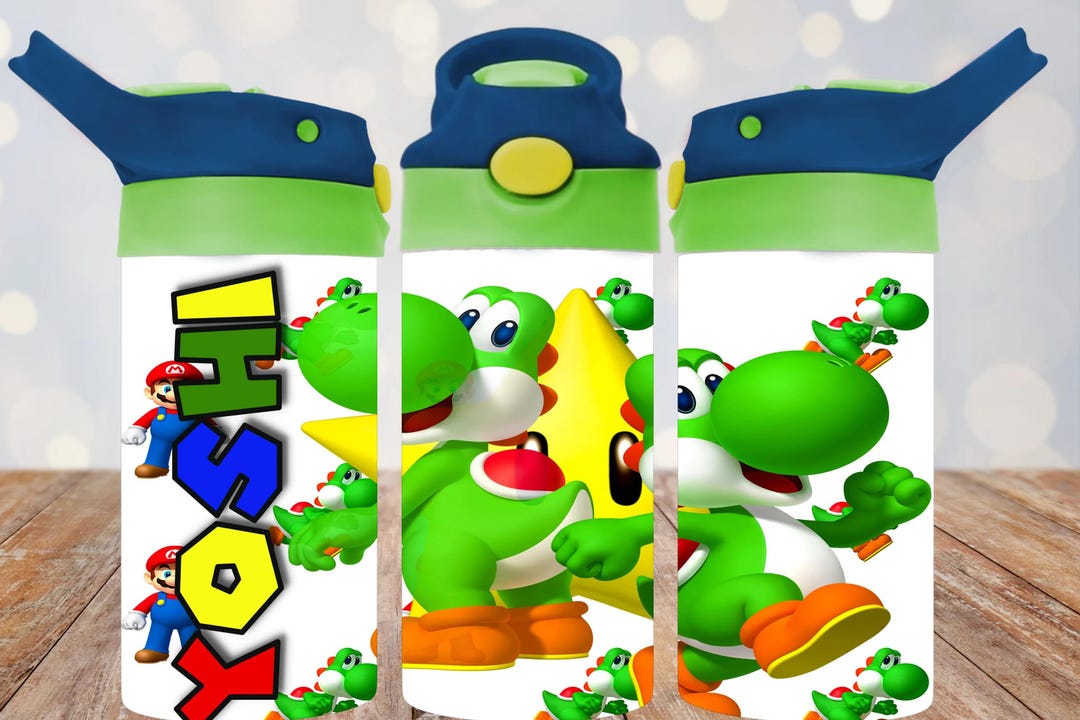 Yoshi Character Design | 12 OZ Tumbler | Straight Sublimation Wrap ...