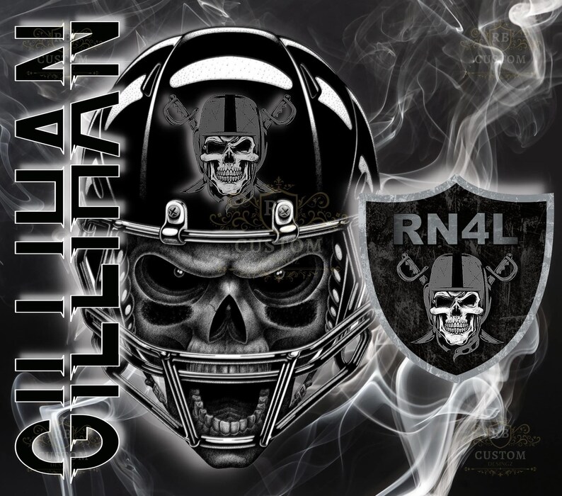 Raiders Nation PNG Wrap | High Quality | 20 Oz Skinny Tumbler ...