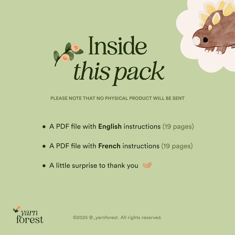 Pico the Stego | Dinosaur Plushie Crochet Easy Beginner Pattern ...