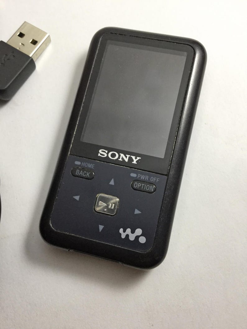 Vintage Used Sony Walkman NWZ-S616F 4GB Black - MP3/FM Player - Etsy