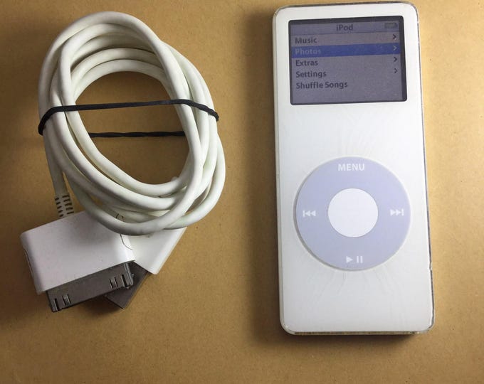 Vintage Apple Ipod Nano 1st Generation 4GB White (A1137) - Etsy