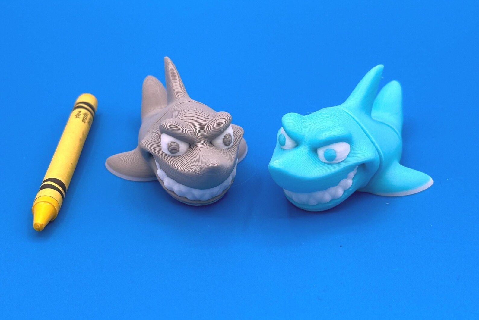 Shark, Mischievous - 3D Printed Articulated Figurine - Etsy