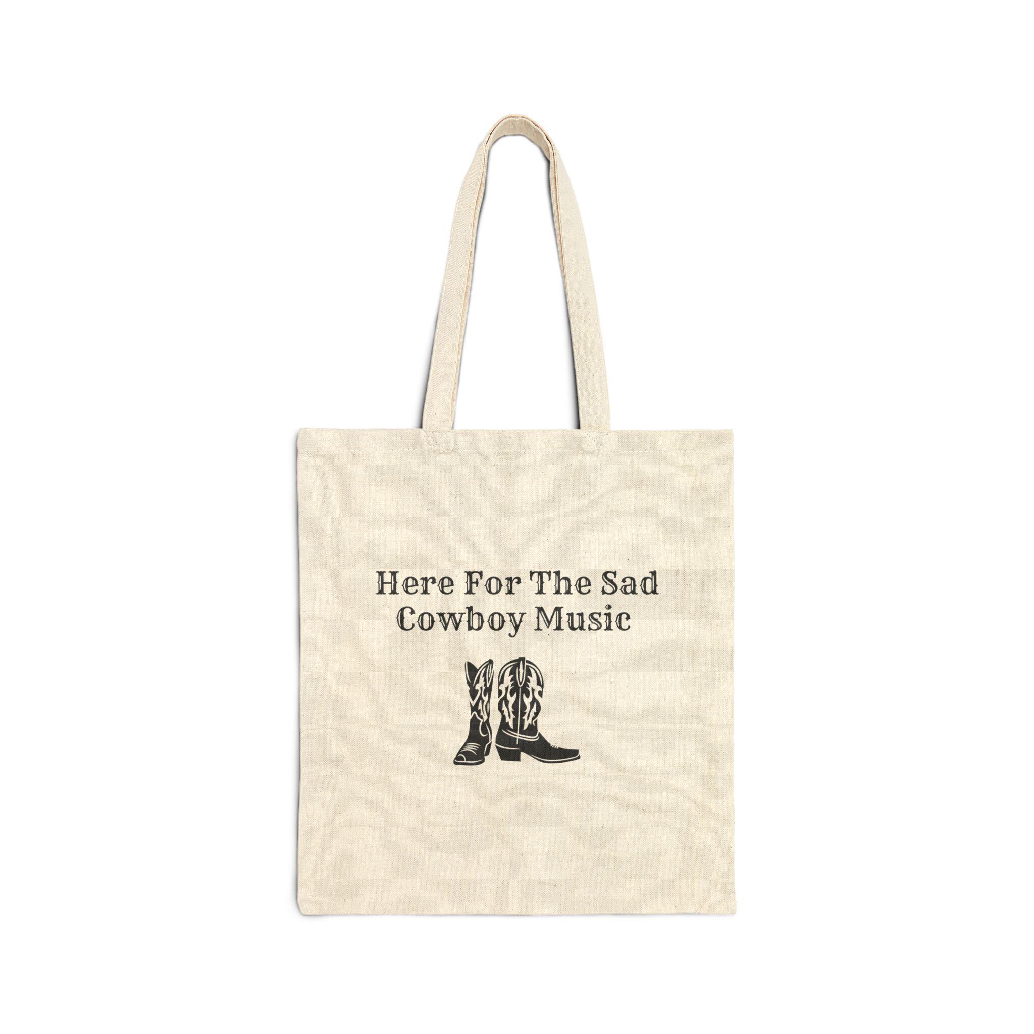 Tote Bag Sad Country Music Lover Design Canvas - Etsy